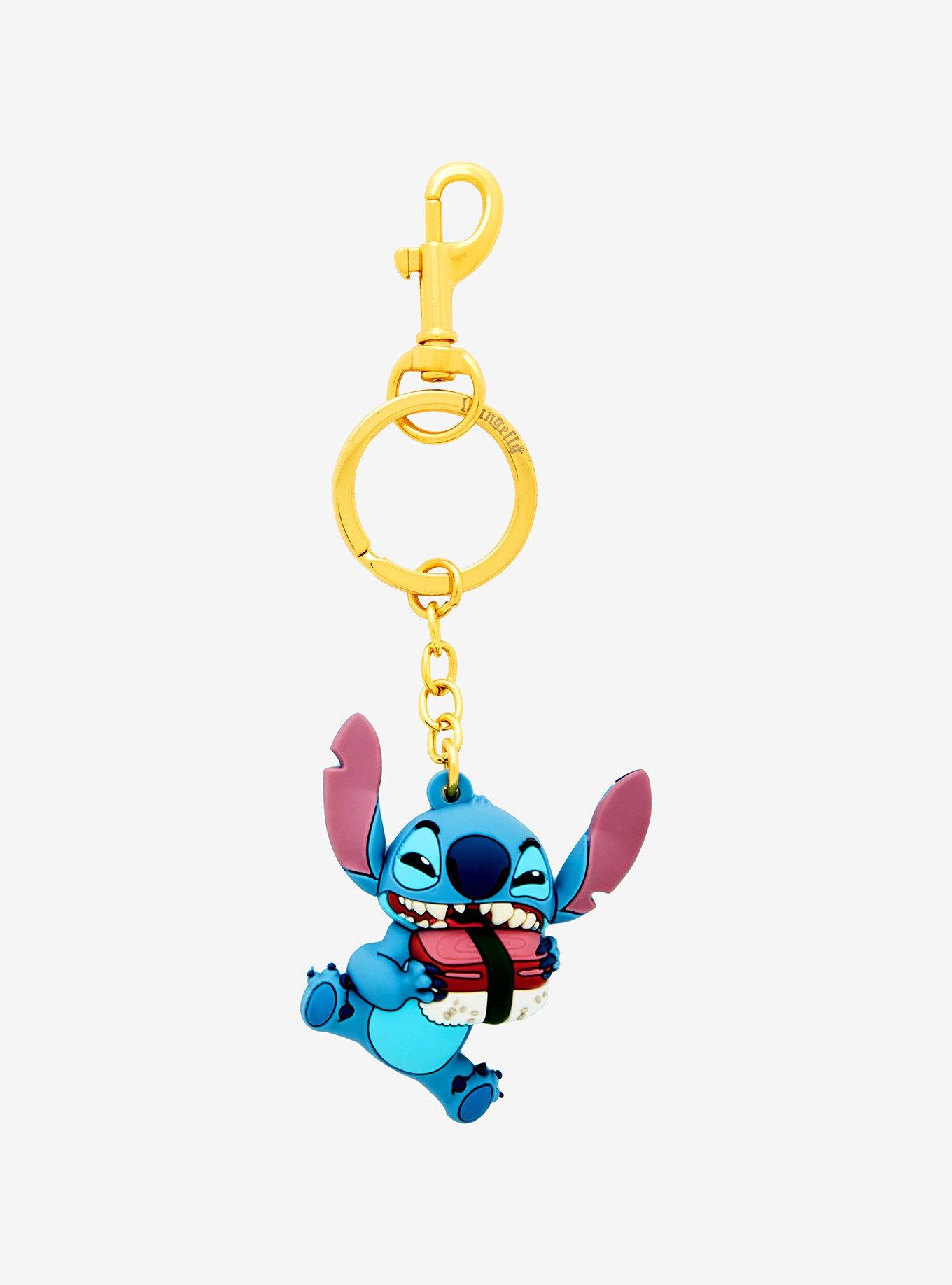 Loungefly Disney Lilo & Stitch Spam Musubi Stitch Figural Keychain ...