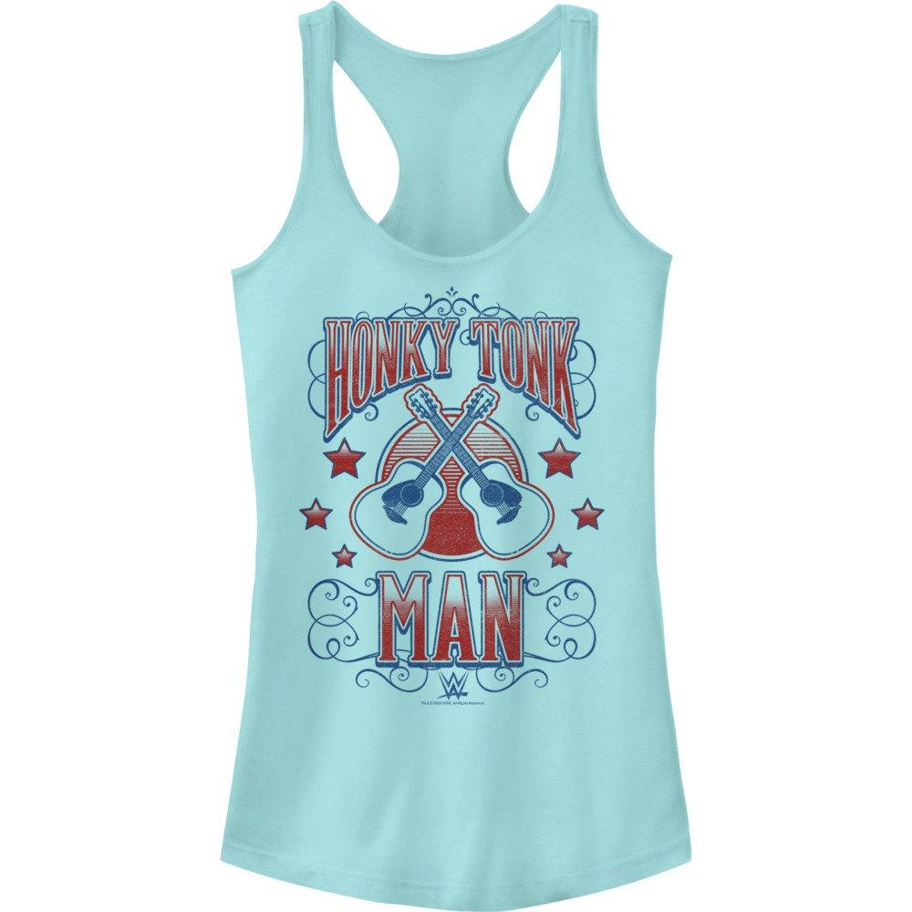 Wwe Honky Tonk Man Poster Girls Tank Blue Hot Topic