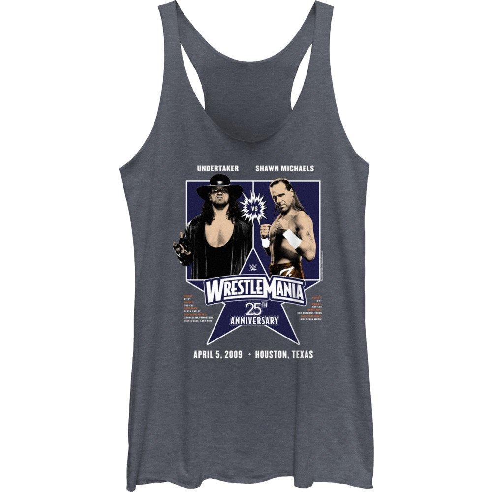 WWE WrestleMania 25 The Undertaker Vs Shawn Michaels Girls Tank - BLUE ...