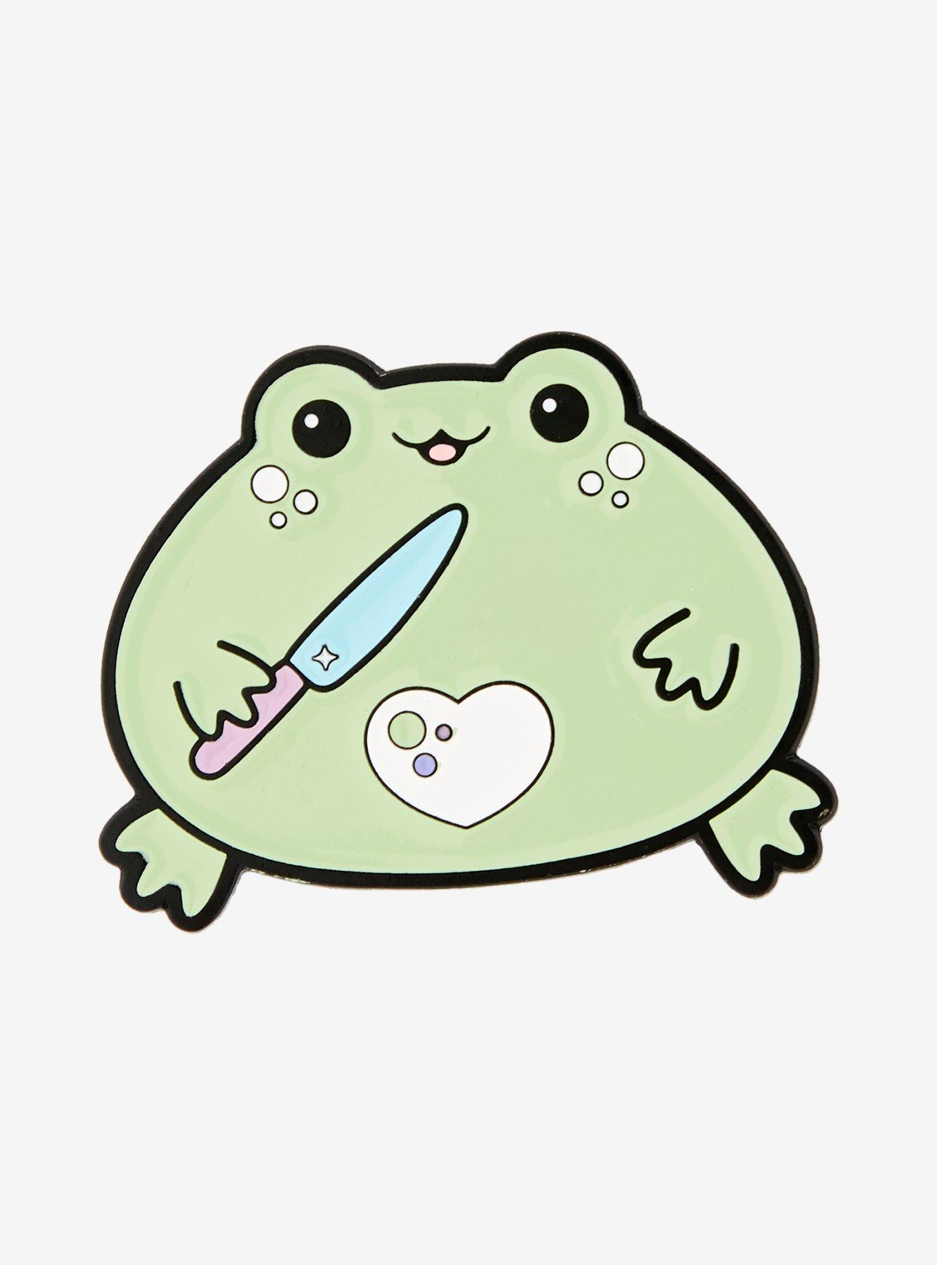 Frog Heart Knife Enamel Pin By Sugarhai Hot Topic