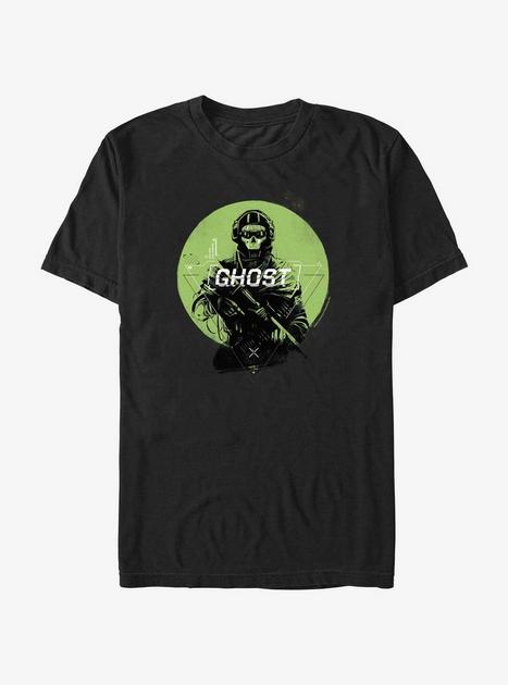 Call of Duty Green Ghost T-Shirt - BLACK | BoxLunch