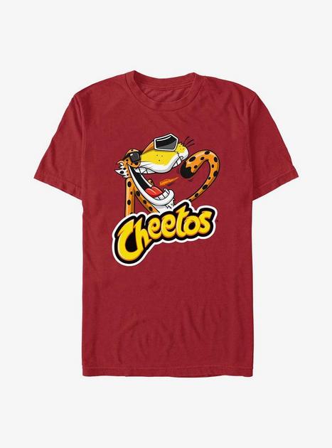 Cheetos Chester Eating Cheetos T-Shirt - RED | Hot Topic