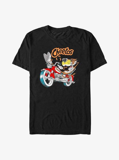 Cheetos Cheeto Biker Chester T-Shirt - BLACK | Hot Topic