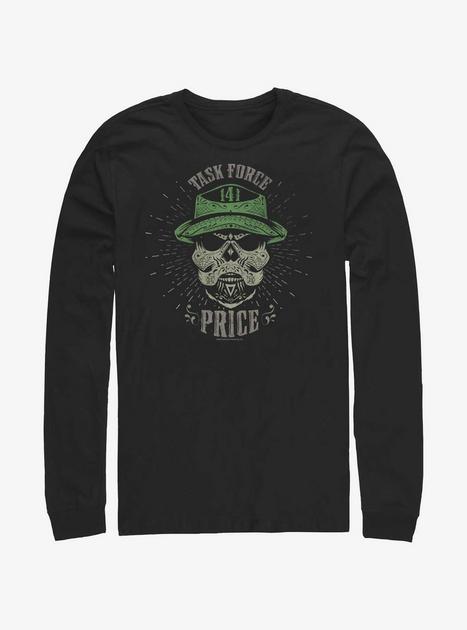 Call of Duty Task Force Price Graffiti Long-Sleeve T-Shirt - BLACK ...