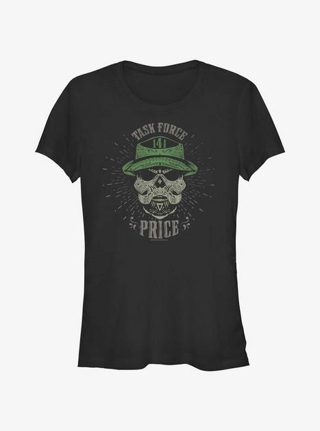 Call of Duty Task Force Price Graffiti Girls T-Shirt - BLACK | Hot Topic