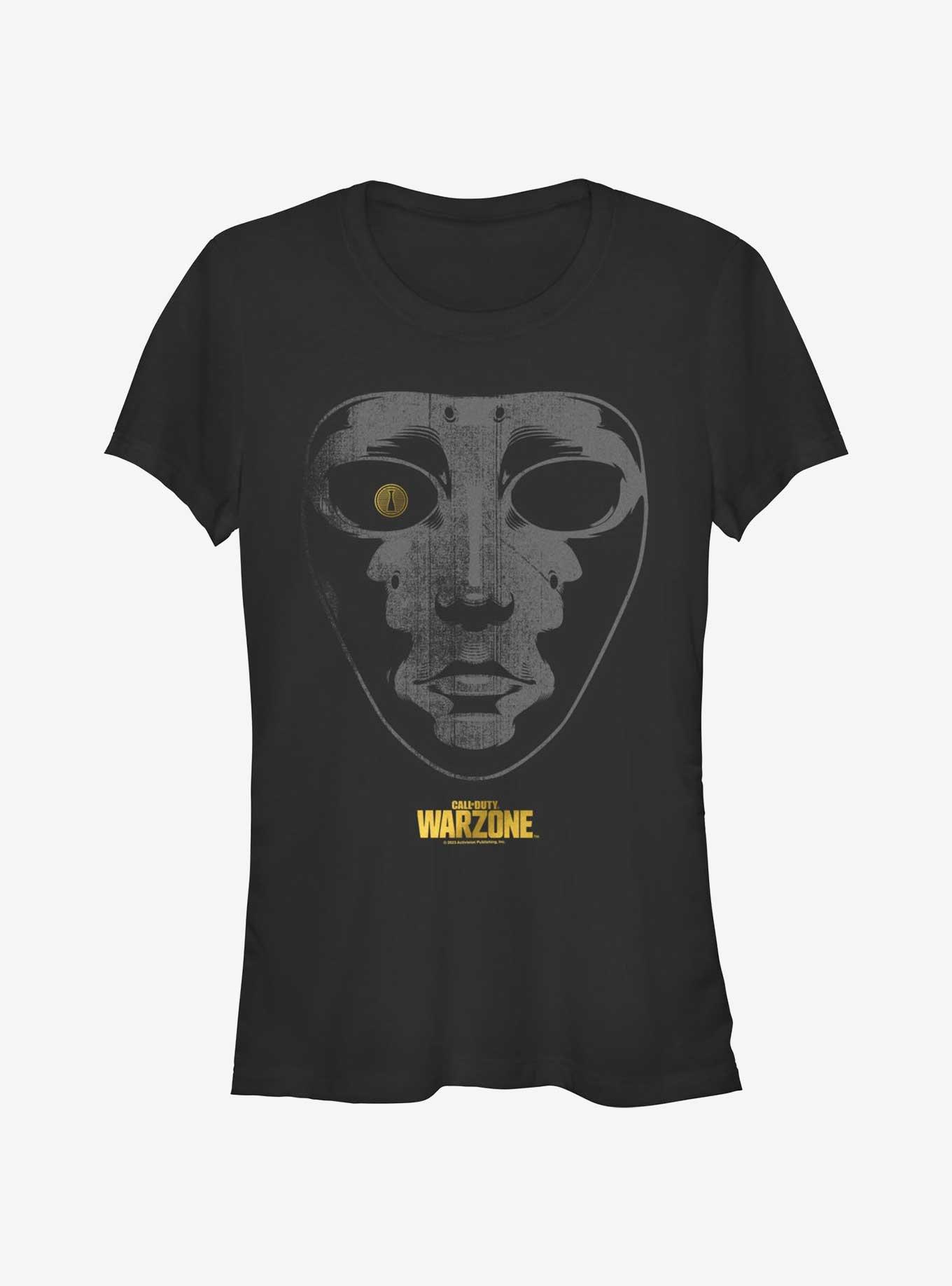 Call Of Duty Warzone Roze Mask Girls T Shirt Black Hot Topic