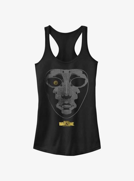 Call of Duty: Warzone Roze Mask Girls Tank - BLACK | Hot Topic