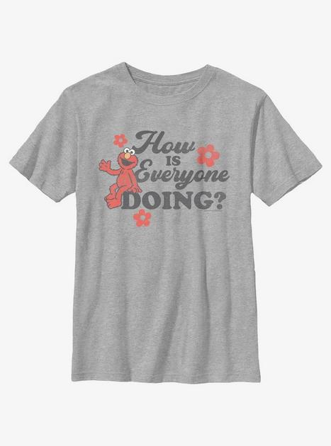 Sesame Street Elmo How Ya Doin Youth T-Shirt - GREY | BoxLunch
