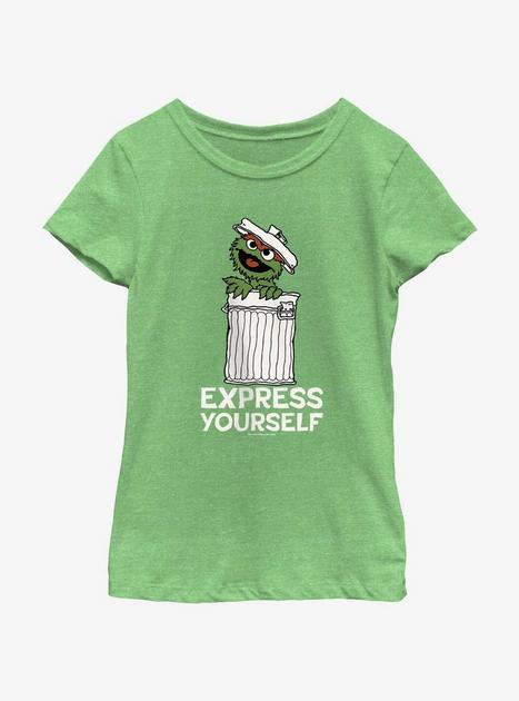Sesame Street Oscar the Grouch Express Yourself - Grn Apple - GREEN ...