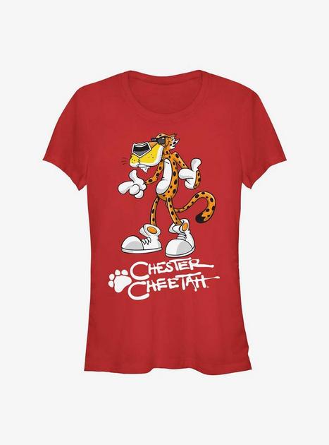Cheetos Standing Chester Cheetah Girls T-Shirt - RED | Hot Topic