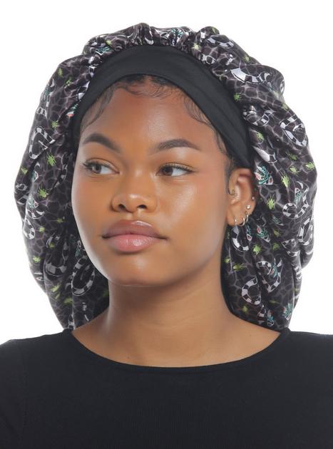 Beetlejuice Bonnet With Tie | Hot Topic