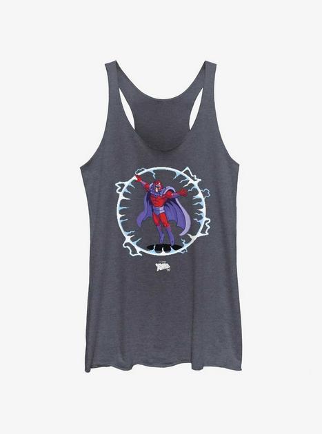 Marvel X-Men '97 Magneto 8-Bit Womens Tank Top - BLUE | BoxLunch