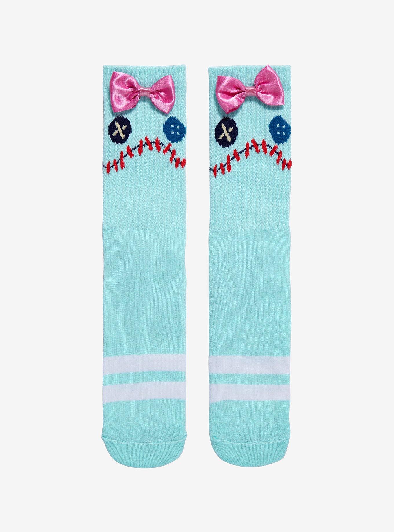 Disney Lilo & Stitch Scrump Bow Crew Socks | Hot Topic