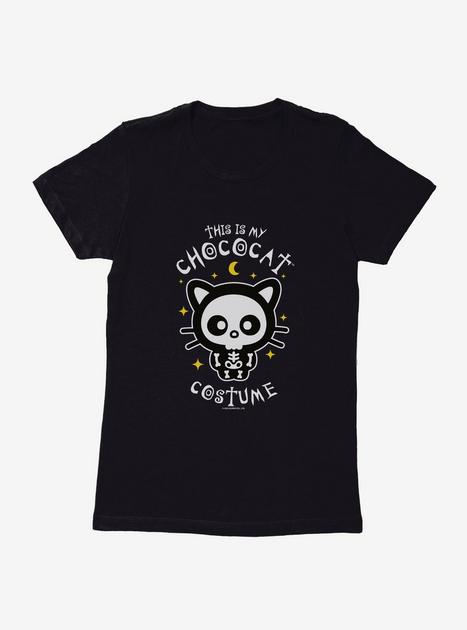 Hello Kitty And Friends Chococat Skeleton Costume Womens T-Shirt ...