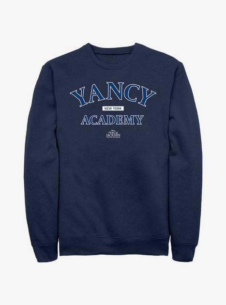 Disney Percy Jackson And The Olympians Yancy Academy Logo Sweatshirt - BLUE | Hot Topic