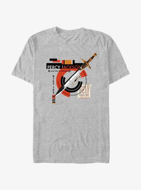 Disney Percy Jackson And The Olympians Riptide Sword T-Shirt - GREY ...