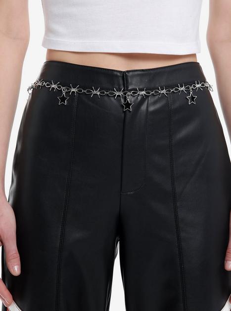 Barbed Wire Star Charm Belt | Hot Topic