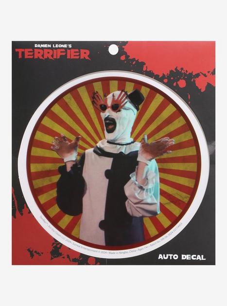 Terrifier Art The Clown Car Decal | Hot Topic
