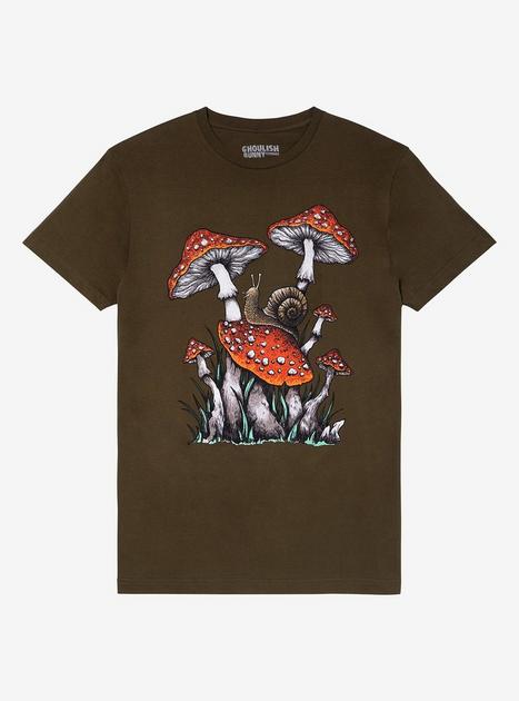 Snail Mushrooms T-Shirt By Diana Levin | Hot Topic