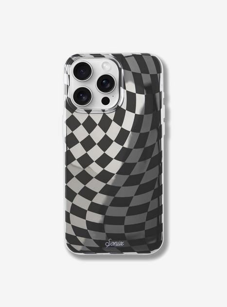 Sonix Checkmate Black/Silver iPhone 15 Pro Max MagSafe Case | Hot Topic