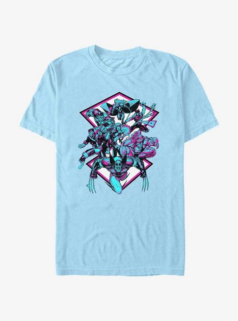 X-Men 90's X-Men Double Diamond T-Shirt - BLUE | Hot Topic