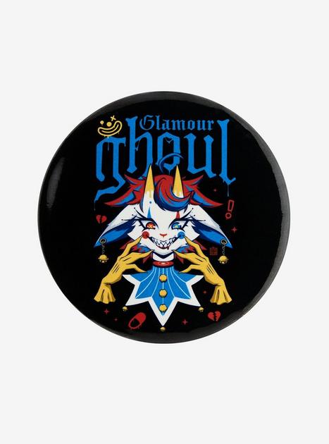 Glamour Ghoul 3 Inch Button By Square Apple Studios | Hot Topic