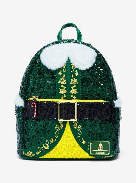 Loungefly Elf Sequin Mini Backpack | Hot Topic