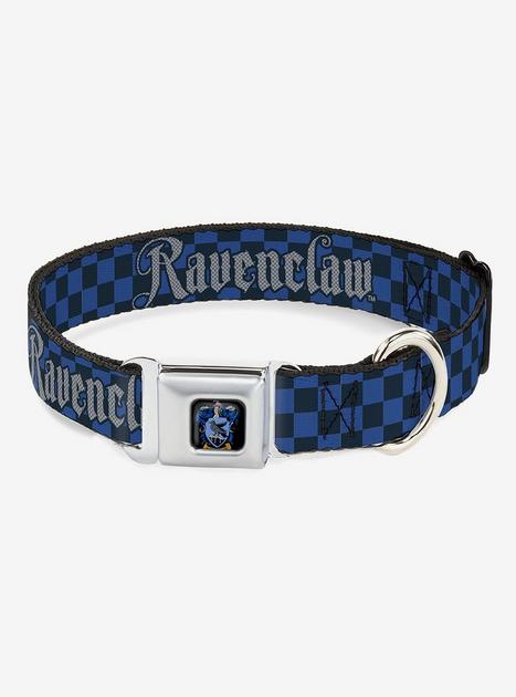 Harry Potter Ravenclaw Checker Seatbelt Buckle Dog Collar | BoxLunch