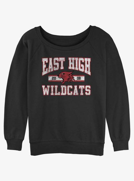 Disney High School Musical East High Wildcats Womens Slouchy Sweatshirt ...