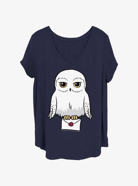 Harry Potter Anime Hedwig Mail Girls T-Shirt Plus Size - BLUE | Hot Topic