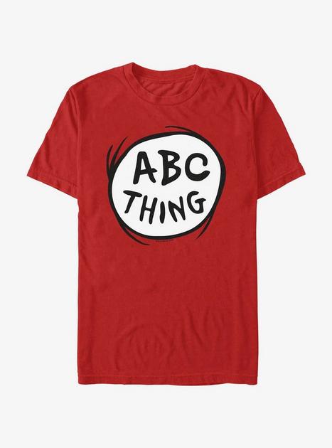 Dr. Seuss Abc Thing T-Shirt - RED | BoxLunch