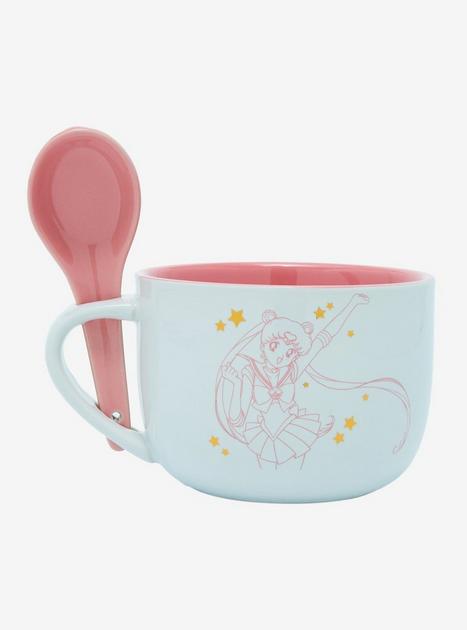 Pretty Guardian Sailor Moon Soup Mug & Spoon | Hot Topic