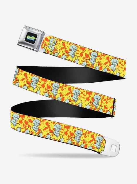 SpongeBob SquarePants Handsome Squidward Pose Youth Seatbelt Belt ...