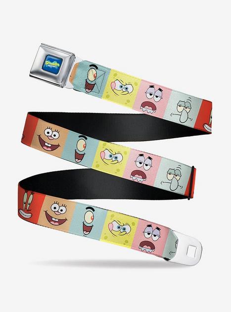 SpongeBob SquarePants And Friends Expressions Youth Seatbelt Belt ...