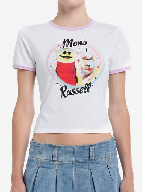 Nanalan' Mona Russell Spray Paint Ringer Girls Baby T-Shirt | Hot Topic