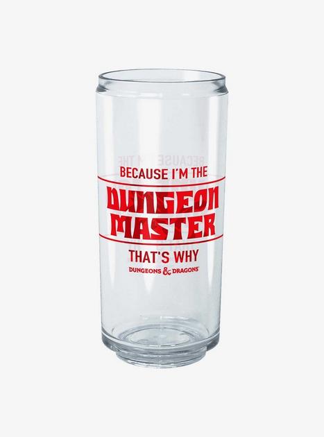 Dungeons & Dragons I'm The Dungeon Master Can Cup - CLEAR | Hot Topic