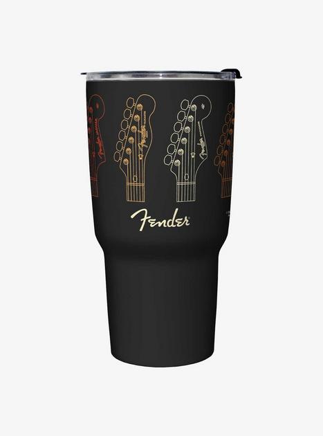 Fender Fall Colored Stocks Travel Mug - BLACK | Hot Topic