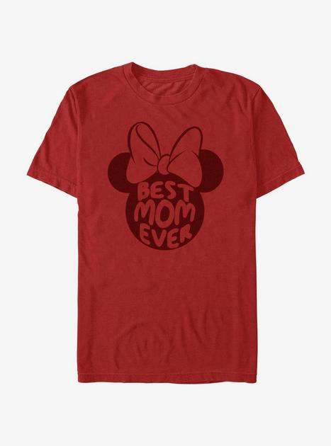 Disney Minnie Mouse Minnie Best Mom Ever T-Shirt - RED | Hot Topic