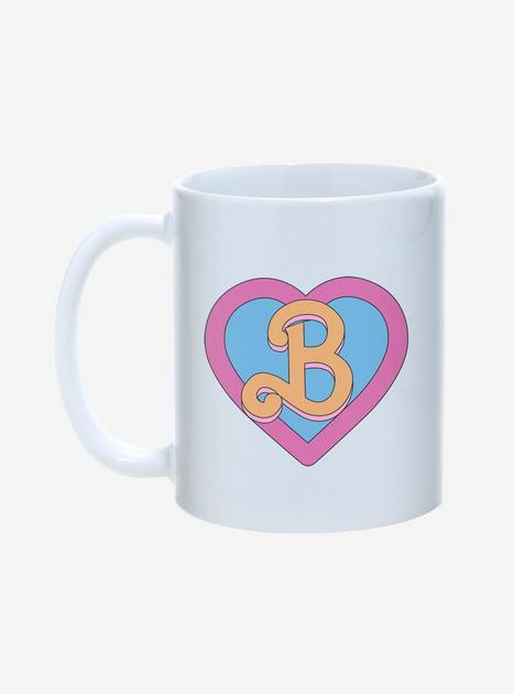 Barbie The Movie Heart Logo 11OZ Mug - WHITE | Hot Topic