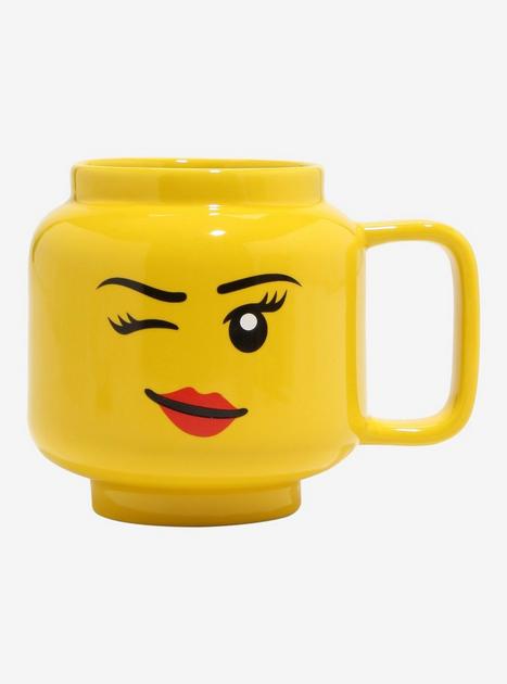LEGO Winking Girl Head Mug | Hot Topic