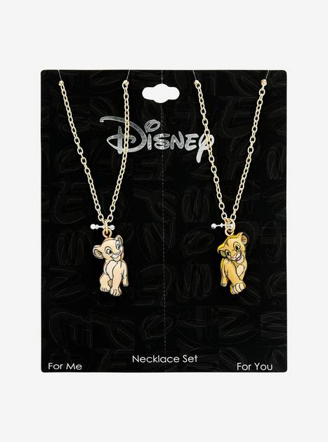 Disney The Lion King Simba & Nala Best Friend Necklace Set | Hot Topic