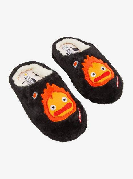 Studio Ghibli® Howl's Moving Castle Calcifer Plush Slippers | Hot Topic
