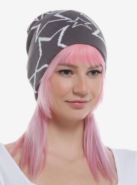 Grey Star Beanie | Hot Topic