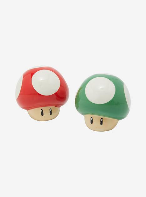 Super Mario Bros. Mushroom Salt & Pepper Shakers | Hot Topic