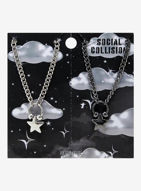 Social Collision Star Chain Best Friend Necklace Set | Hot Topic