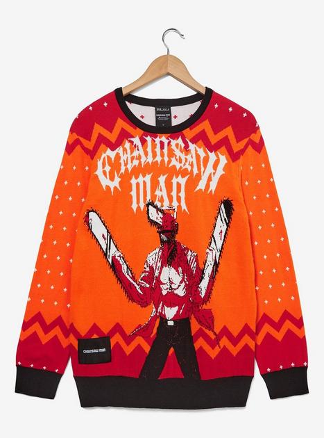 Chainsaw Man Denji Holiday Sweater — BoxLunch Exclusive | BoxLunch