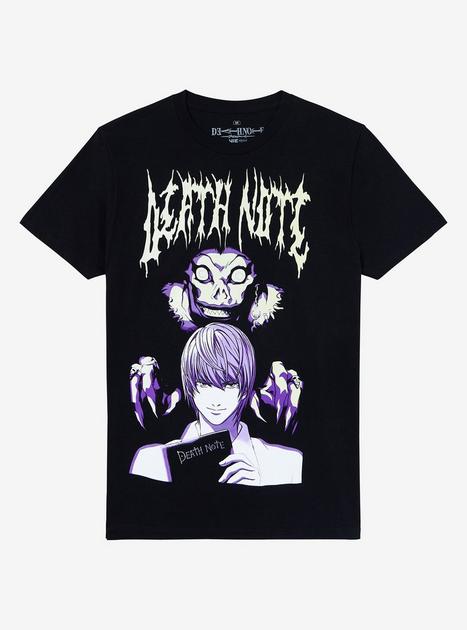 Death Note Light & Ryuk Glow-In-The-Dark T-Shirt | Hot Topic