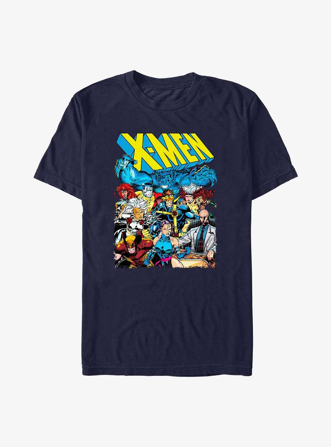 X Men Team Members Of X T Shirt Blue Hot Topic