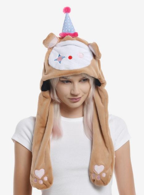 Clown Bear Tassel Beanie With Movable Ears | Hot Topic