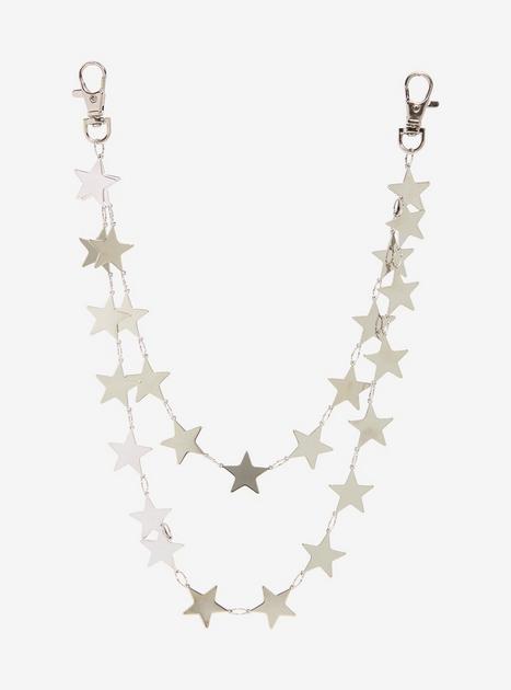 Star Charm 14 Inch & 20 Inch Double Wallet Chain | Hot Topic